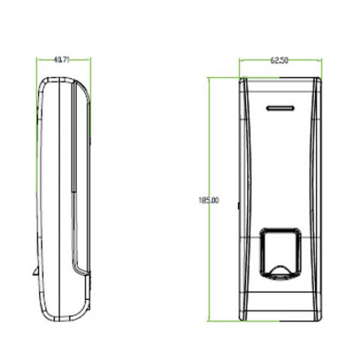 ZKTeco F16 IP65 Rated Outdoor Fingerprint Access Control Terminal - Hi ...