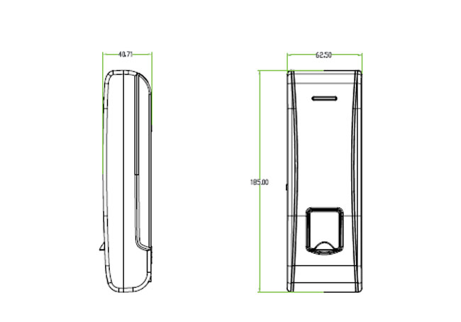 ZKTeco F16 IP65 Rated Outdoor Fingerprint Access Control Terminal - Hi ...